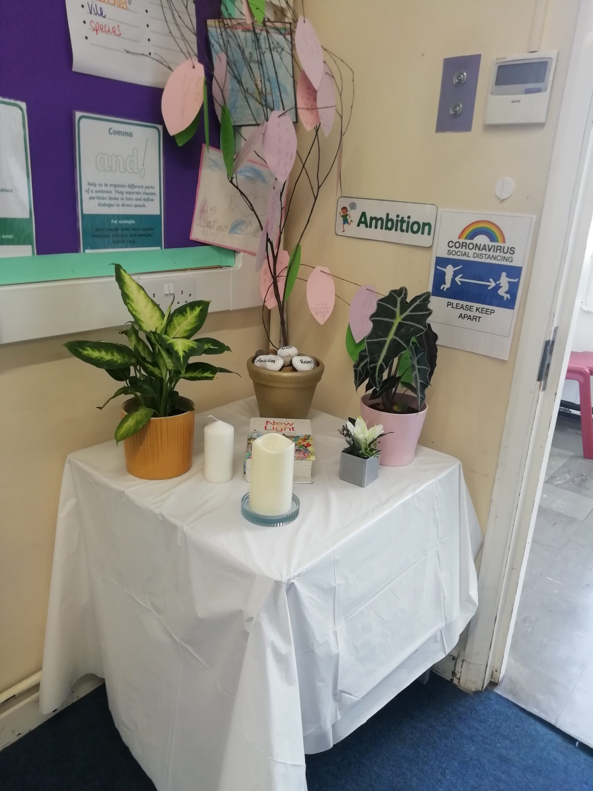 Reflection & Prayer areas – St Nicholas CE Primary Academy
