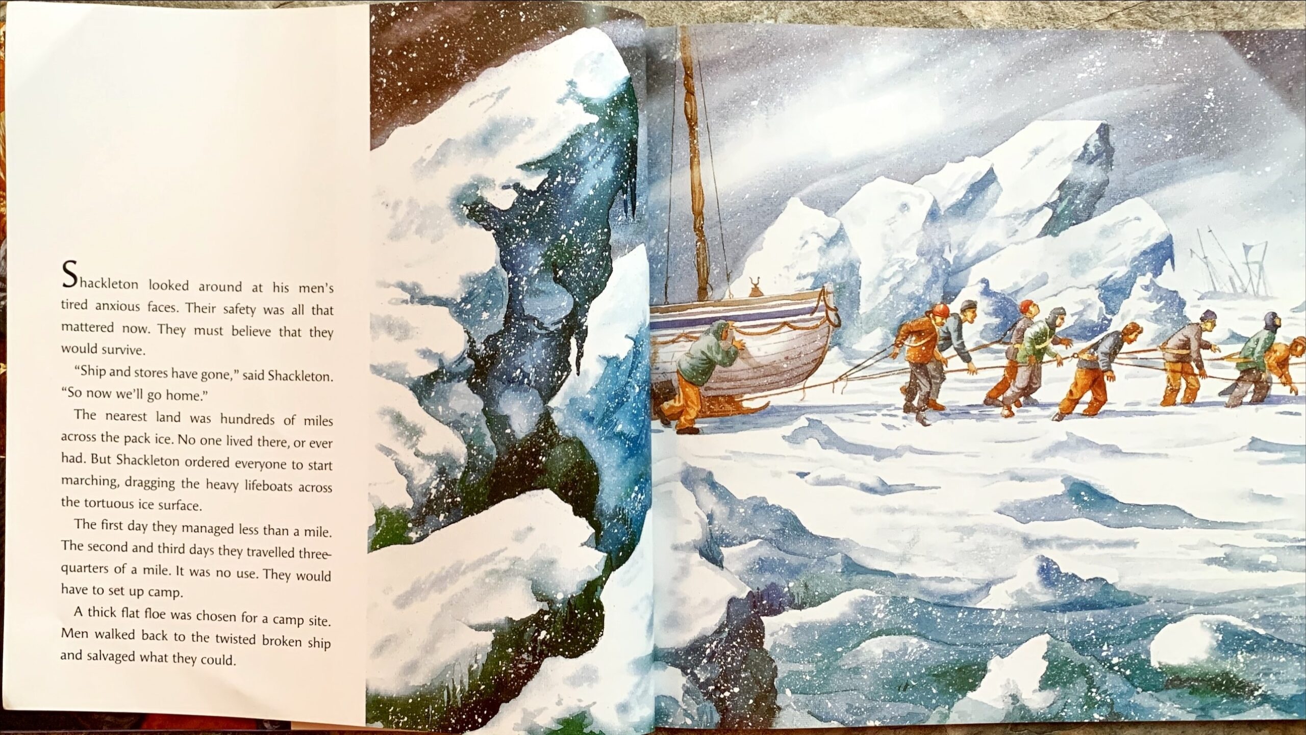 Shackleton looked around at his men… – St Nicholas CE Primary Academy